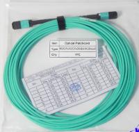 China MPO/MTP to MPO/MTP male/female 12B LSZH OM4 patch cord cables customized length for sale