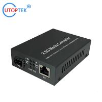 China China Factory OEM 2.5GB SFP to RJ45 Fiber Media Converter with high quality best price for sale
