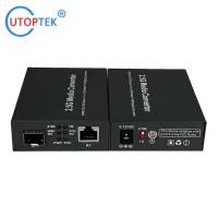 China China Factory OEM 2.5GB SFP to RJ45 Fiber Media Converter with high quality best price for sale