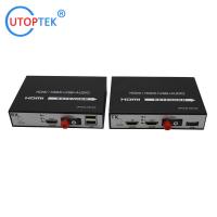 China compressed HDMI Video+Audio+USB KVM over fiber optical extender HDMI fiber optical media converter for sale