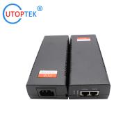 China Passive POE Injector 10/100Mbps 48V/30W, PoE Pin:4,5+/7,8- 100meters for Cameras wireless AP for sale