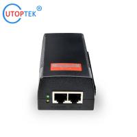 China Passive POE Injector 10/100Mbps 48V/30W, PoE Pin:4,5+/7,8- 100meters for Cameras wireless AP for sale