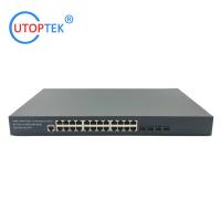 China Layer2 Managed Gigabit 24port Ethernet+4port RJ45+4SFP Fiber Network switch(UT-SW2444GM-SFP) for sale