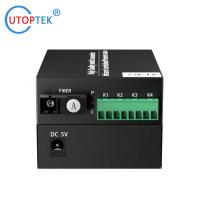 China 1ch Bidi or 2ch Forward Dry Contact closure to Fiber Converter SC/FC/ST connector optional Fiber media Converter for infrared alarm system using for sale