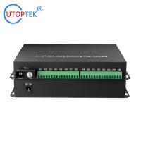 China 1ch Bidi or 2ch Forward Dry Contact closure to Fiber Converter SC/FC/ST connector optional Fiber media Converter for infrared alarm system using for sale