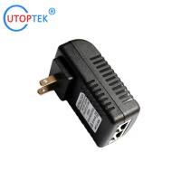 China 10/100Mbps DC48V/0.5A POE Power adapter US/EU/UK/AU available power for CCTV poe IP Camera using for sale