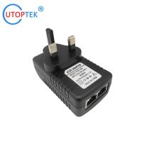 China 10/100Mbps DC48V/0.5A POE Power adapter US/EU/UK/AU available power for CCTV poe IP Camera using for sale