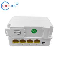 China DIN Rail POE Repeater Extender 1In 3Out 100m POE Input:44~57V/30W, POE Output 25W IEEE802.3AF/AT for sale