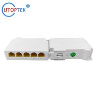 China DIN Rail POE Repeater Extender 1In 4Out Hi Power 90W to 4port 30W DC48V IEEE802.3AF/AT/BT for extend distance CCTV IP Network for sale