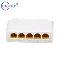 China DIN Rail POE Repeater Extender 1In 4Out Hi Power 90W to 4port 30W DC48V IEEE802.3AF/AT/BT for extend distance CCTV IP Network for sale