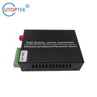 China 2Ch Dry Contact Closure Bidirectional over fiber optical Converter for alarm system Infrared radiation for sale