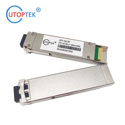 China 10G XFP modules ZR SM Duplex LC 1550nm 80Km with DDM for cisco Nexus switch for sale