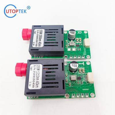 China Customized Tx Rx 1 Channel CRSF/CVBS video TTL/SBUS/UART to Fiber Converter, FC/Upc Drone FPV Optical 20km/40km/60km for sale