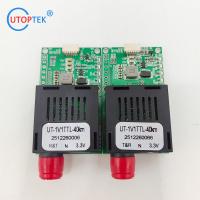 China Customized 1-Channel Video + UART TTL SBUS TX RX Optical Terminal Module Drone FPV Fiber Optic Media Converter for sale