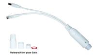 China Mini Waterproof PoE Splitter 10/100M 24V to 12V 2A for 24V POE switch and IP Cameras for sale