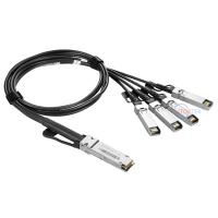 China 40G QSFP to 4xSFP+ Passive Direct Attach Copper (DAC) Twinax Cables 0.5m-3m for data center for sale