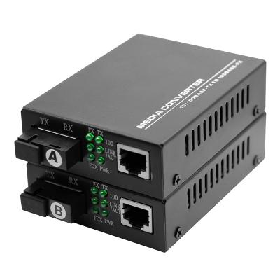 China 10/100Mbps Fiber media converter for sale