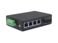 China UT14FP-SC20 unmanaged industrial 4x10/100Base-Tx POE+ 1x100M-Fx SC ethernet switch DIN Rail for sale