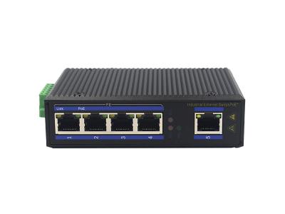 China UT05FP unmanaged industrial 5port 10/100M UTP RJ45 POE ethernet switch DIN Rail for sale