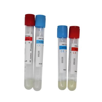China PRP Tube 10ml 15ml 13ml 3ml Acid Gel PRP PRF Tube for sale