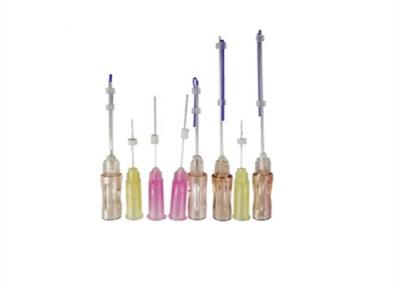 China Purple PDO PCL PLLA Threads Face Lifting L Type Needle 21g 23g for sale
