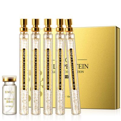 China Bingju Gold Protein Peptide 15ml*5 Thread Face Lift Reduce Small Wrinkles for sale