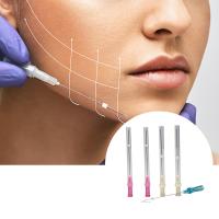 China Cog PDO PCL PLLA Threads 60mm 90mm Facial Threading Face Lift for sale
