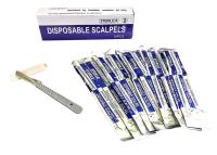 China Surgical Derma Planing Kit 3 Handles Scalpel Blade For Face for sale