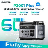 China OUKITEL 2400W Back up Power Station US EU Stock 2048Wh Portable Solar Generator Home for sale