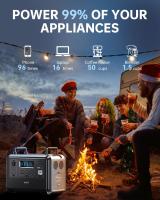 China OUKITEL 110V 220V Powerstation 1200W Outdoor Camping LiFePO4 Battery Portable Solar Generator Power Station for sale
