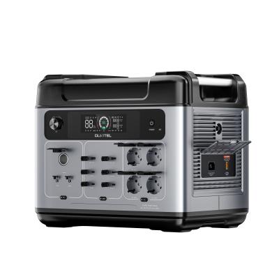 China OUKITEL APP Control Power Station 2500W Solar Battery 2400W Portable Solar Generators 220V 120V for sale