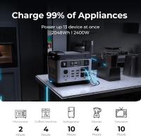 China OUKITEL APP Control Power Station 2500W Solar Battery 2400W Portable Solar Generators 220V 120V for sale