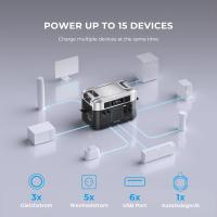 China OUKITEL 2200W Portable Lifepo4 Battery Power Station Generator Solar 3600W Power Station 2048Wh With APP Control for sale