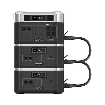 China Outdoor Home Solar Energy System 120V 220V Lithium UPS 2200W Portable Power Station 19Kwh with Solar Panels for sale