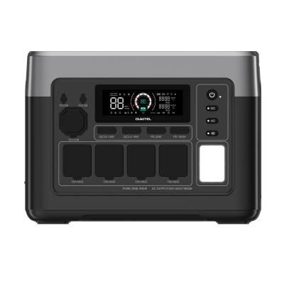 China [Overseas Warehouse] 1500W 1800W Generador Solar With Solar Panels Portable Power Station APP Control Solar Generator for sale