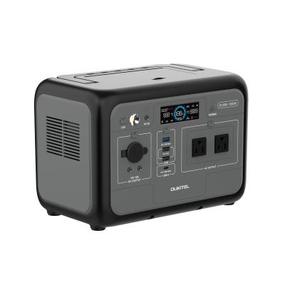 China OUKITEL Portable Solar Generator 512Wh LiFePO4 Battery Outdoor Camping 800W Power Station for sale