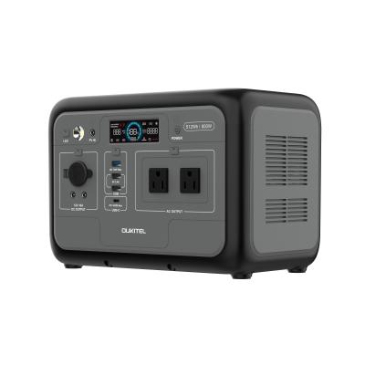 China OUKITEL 512Wh Portable Power Station 800W UPS Solar Generator Home Emergency Outdoor for sale