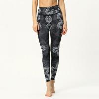 China Custom Digital Printed Yoga Leggings for Women Athletic Pants 95% Polyester 5% Spandex for sale
