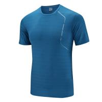 China Men's 160g Short Sleeve Round Collar T Shirts S to 3XL Custom OEM ODM Polyester Spandex for sale
