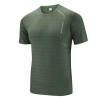 China Men's 160g Short Sleeve Round Collar T Shirts S to 3XL Custom OEM ODM Polyester Spandex for sale