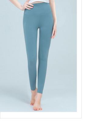 China Women High Waist Soft Fabric Leggings for Yoga Wear Nylon Spandex 210g XS-5XL for sale