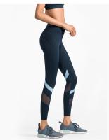 China Fashion Mesh Splicing Collision Color Tight Fit Leggings for sale
