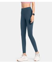 China Custom Logo High Waist 280g Nylon Spandex Women Workout Yoga Tights Leggings for sale