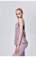 China OEM ODM Quick Dry Women T Back Tank Top Ladies Workout Tank Tops 180g Polyester Spandex for sale
