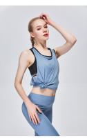 China OEM ODM Quick Dry Women T Back Tank Top Ladies Workout Tank Tops 180g Polyester Spandex for sale