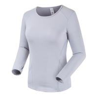 China Customizable Flatlock Stitching Women's Sports Hoodie Round Neck Sweat Shirt 210g for sale