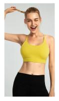 China Custom OEM Women Sports Bra Binding Straps Back Polyester Spandex 220g XS-5XL for sale