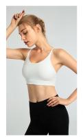 China Custom OEM Women Sports Bra Binding Straps Back Polyester Spandex 220g XS-5XL for sale