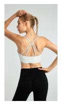 China Custom OEM Women Sports Bra Binding Straps Back Polyester Spandex 220g XS-5XL for sale