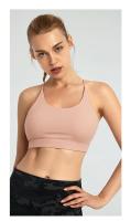 China Custom OEM Women Sports Bra Binding Straps Back Polyester Spandex 220g XS-5XL for sale